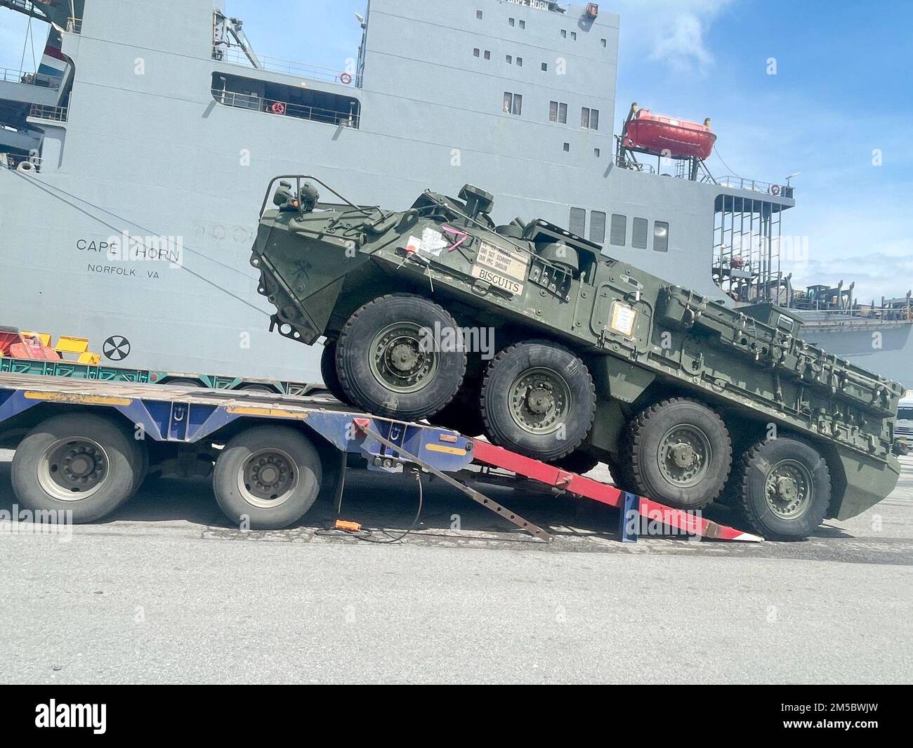 Soldiers with B Co, 4th Battalion, 23rd Infantry, 2nd Stryker Brigade ...