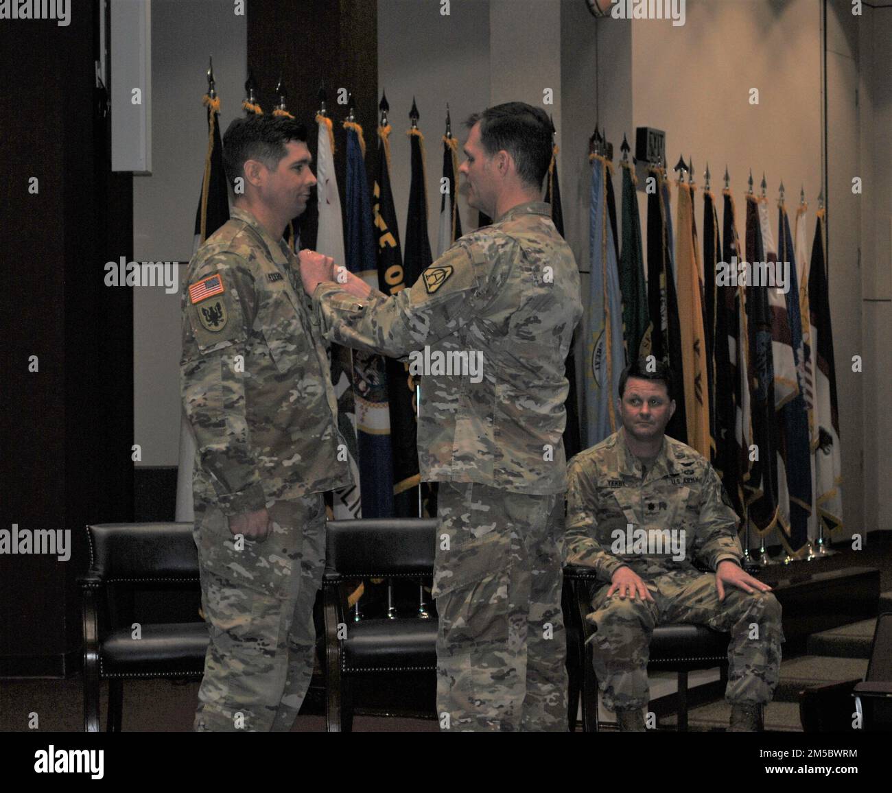 Col. Jay Maher, center, project manager for Program Executive Office ...