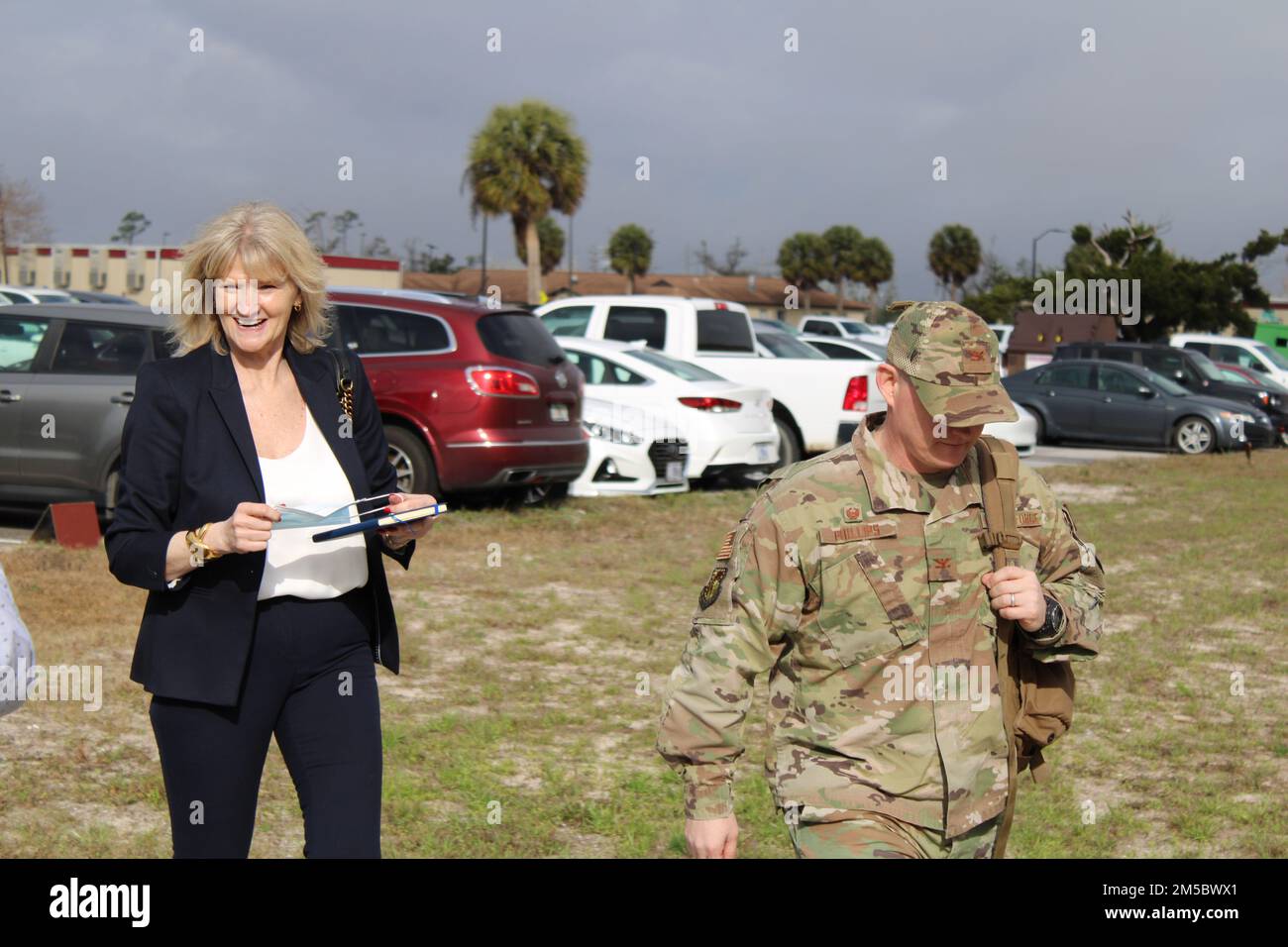 Col. D. Landon Phillips, 48th Mission Support Group commander, and ...