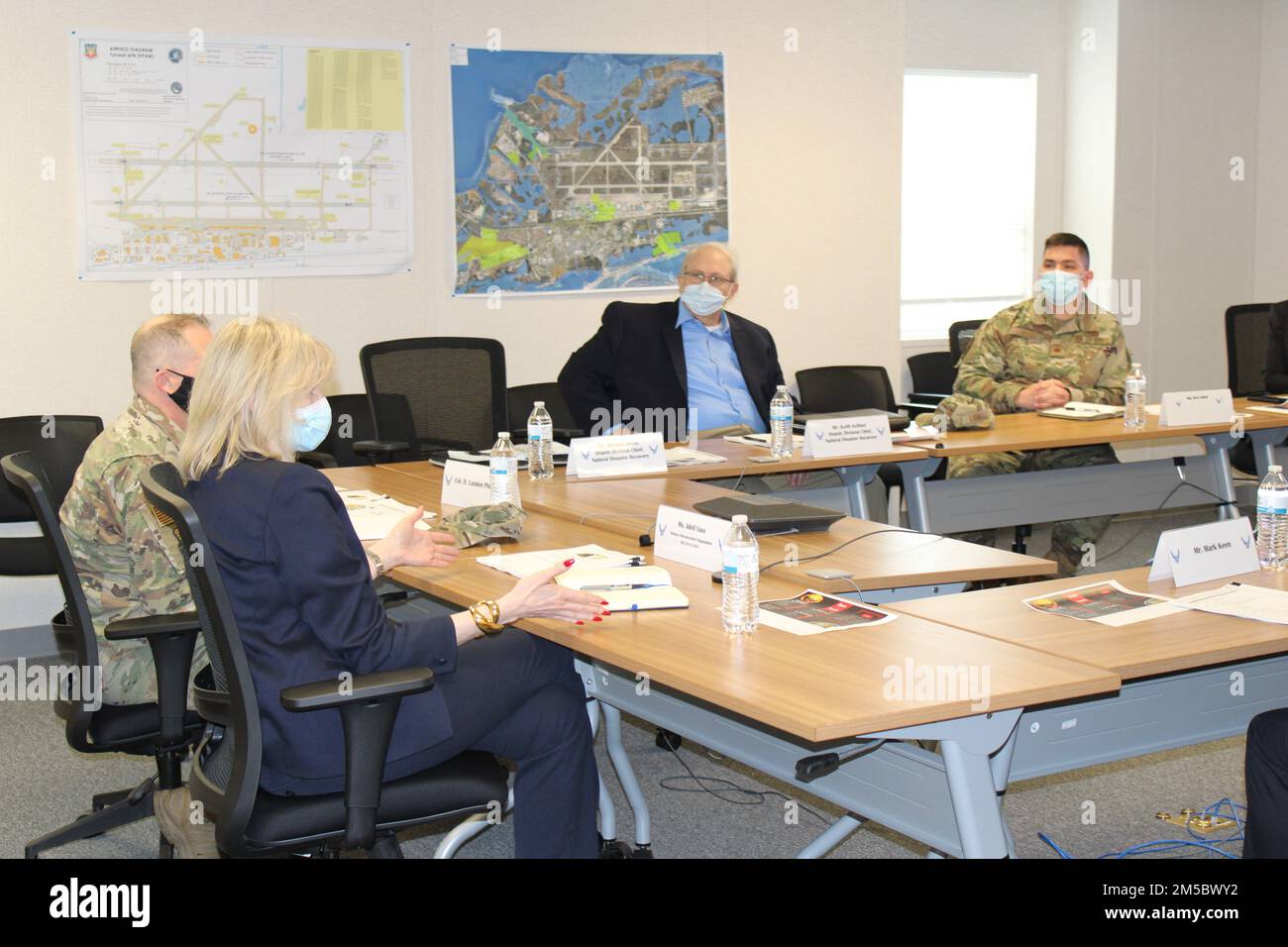 Visitors from the United Kindom’s Defence Infrastructure Organization ...