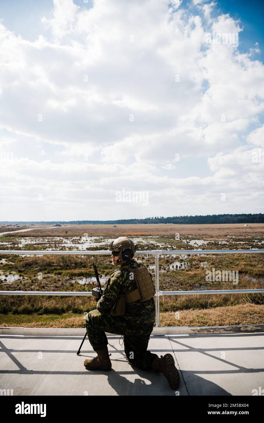 Canadian Joint Terminal Attack Controller soldiers of the 1st Regiment ...