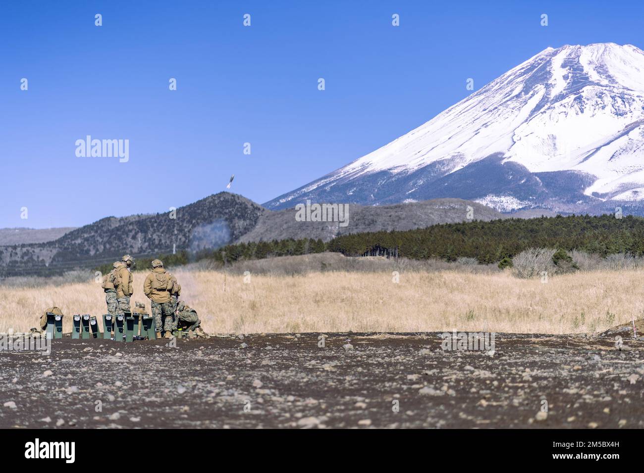 U.S. Marines with 1st Battalion, 3d Marines, 3d Marine Division conduct ...