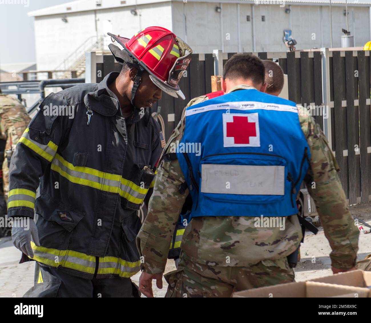 A doctor assigned to the 380th Expeditionary Medical Group and a ...