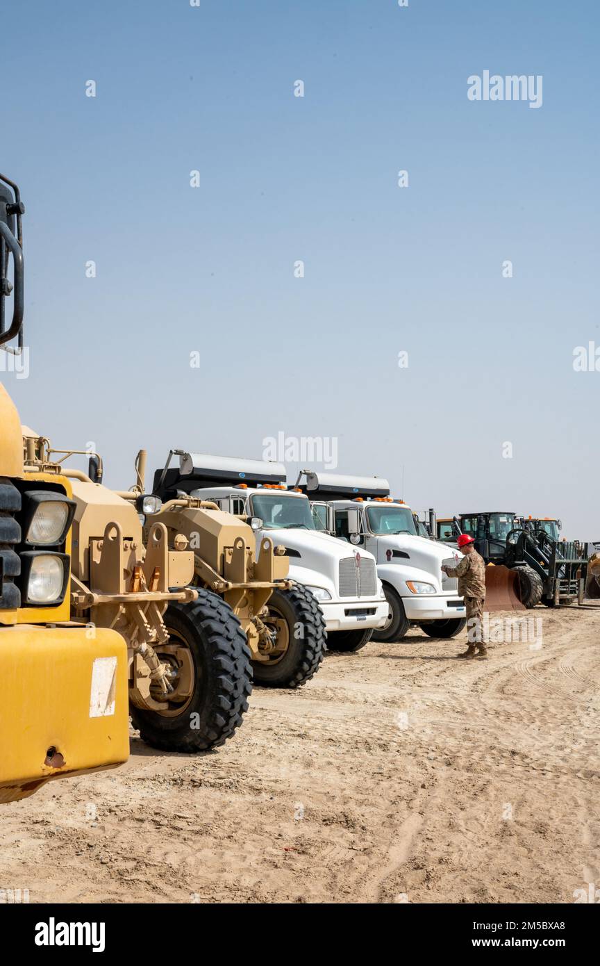 U.S. Airmen with the 557th Expeditionary Rapid Engineer Deployable ...