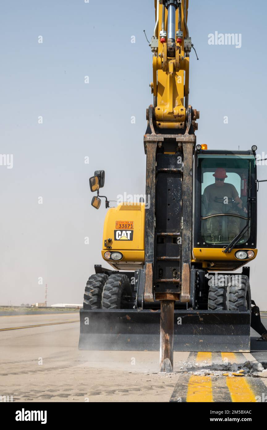U.S. Airmen with the 557th Expeditionary Rapid Engineer Deployable ...
