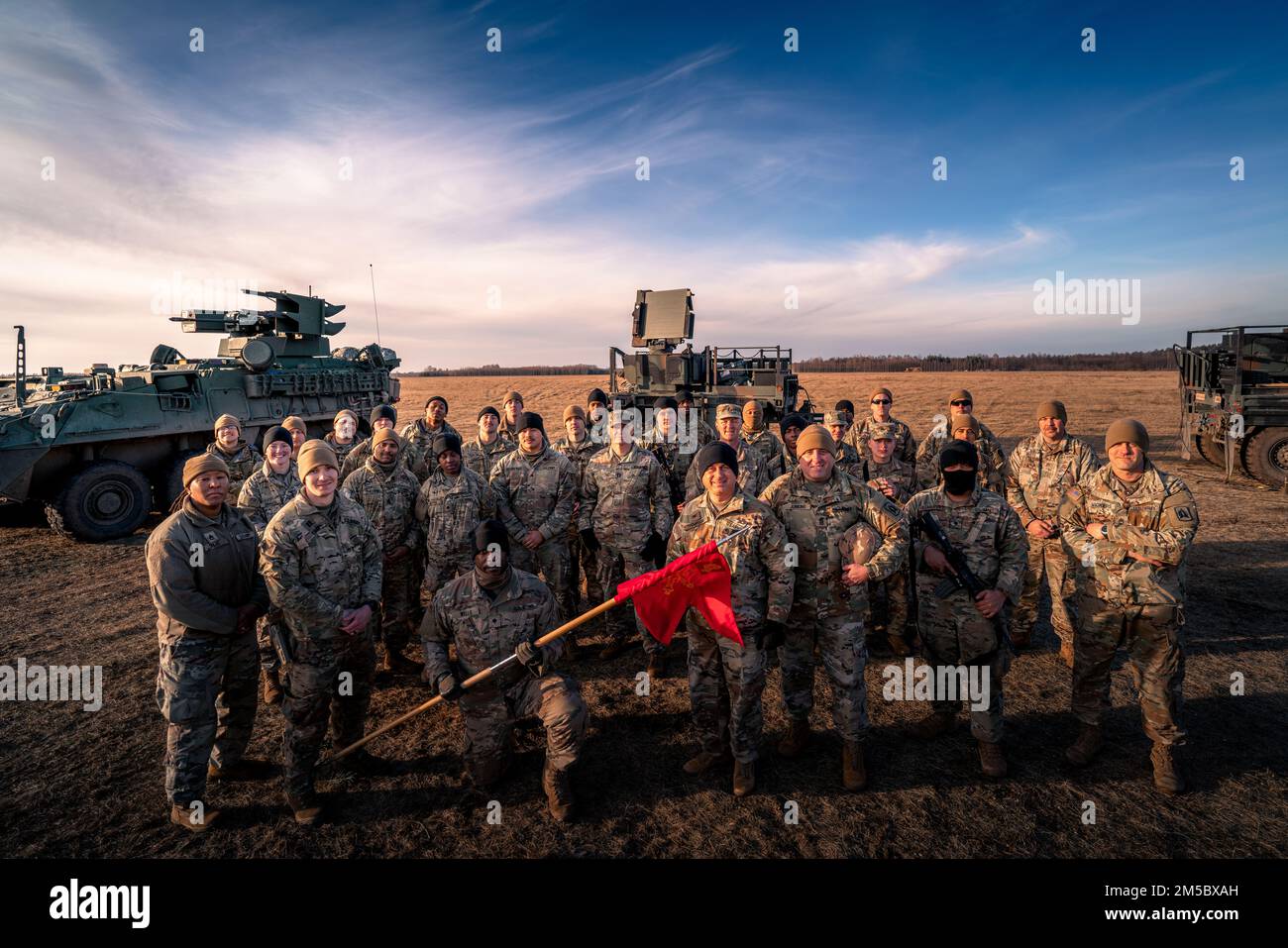 Col. Patrick Thompson and Command Sgt. Maj. Jason Junkins, the command ...