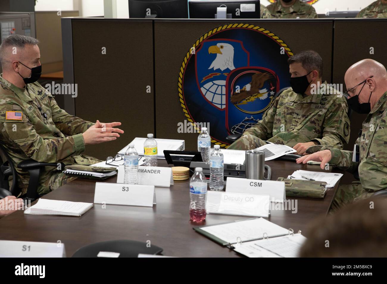COL Michael Hatfield and staff brief BG Will Beaurpere (SMDC DCGO) on ...