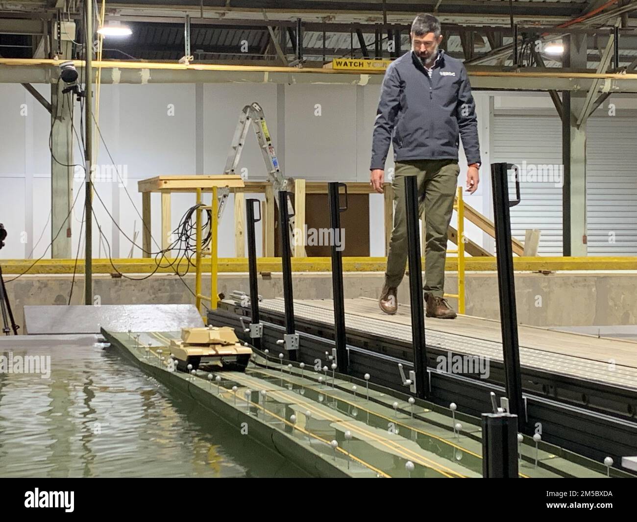 Dr. Duncan Bryant, a research hydraulic engineer with the U.S. Army ...