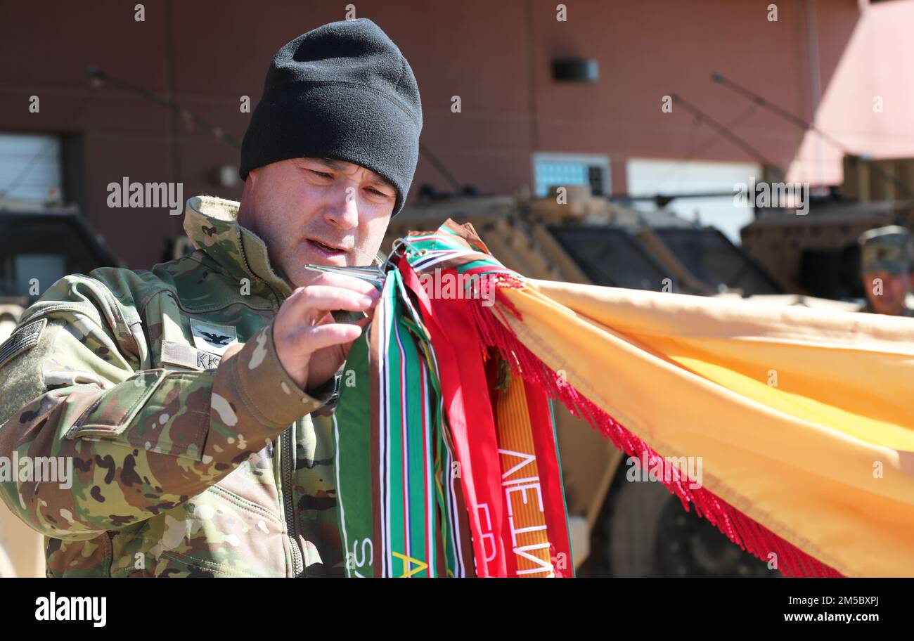 Col. Andrew Kiser, commander of 2nd Stryker Brigade Combat Team, 4th ...