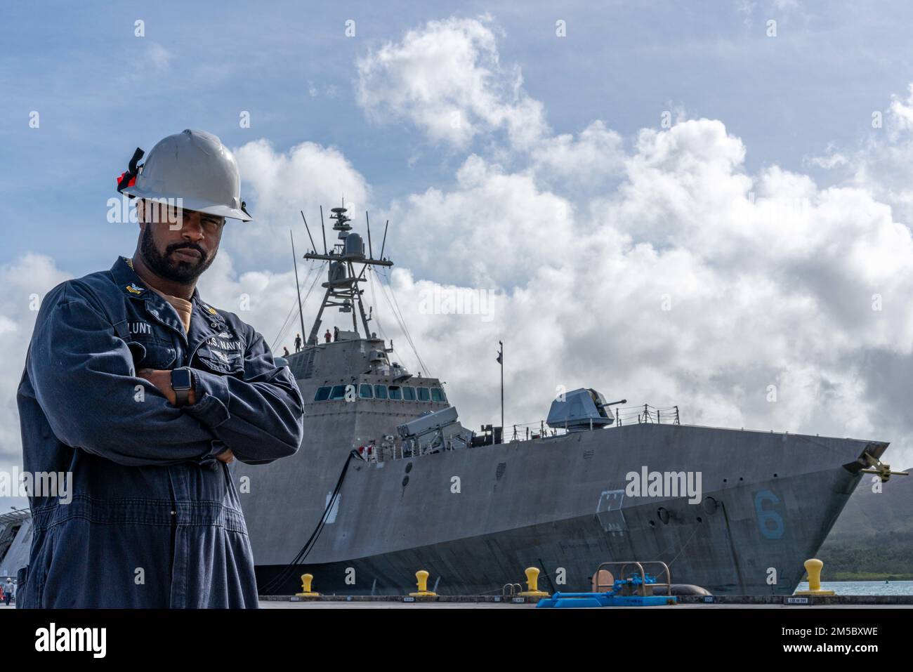 220225-N-FA490-1004 APRA HARBOR, Guam (Feb. 25, 2022) Boatswain’s Mate ...