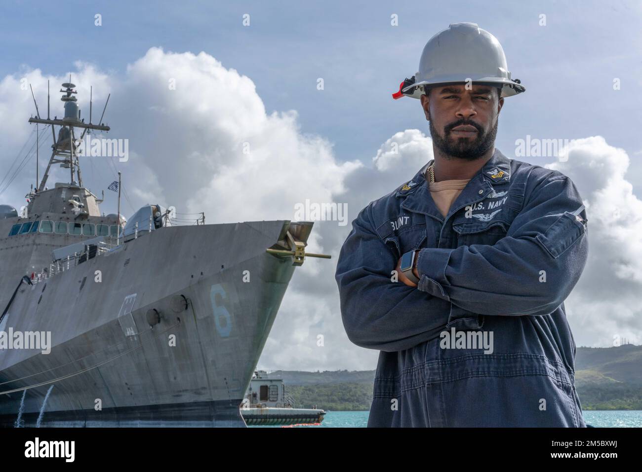 220225-N-FA490-1021 APRA HARBOR, Guam (Feb. 25, 2022) Boatswain’s Mate ...