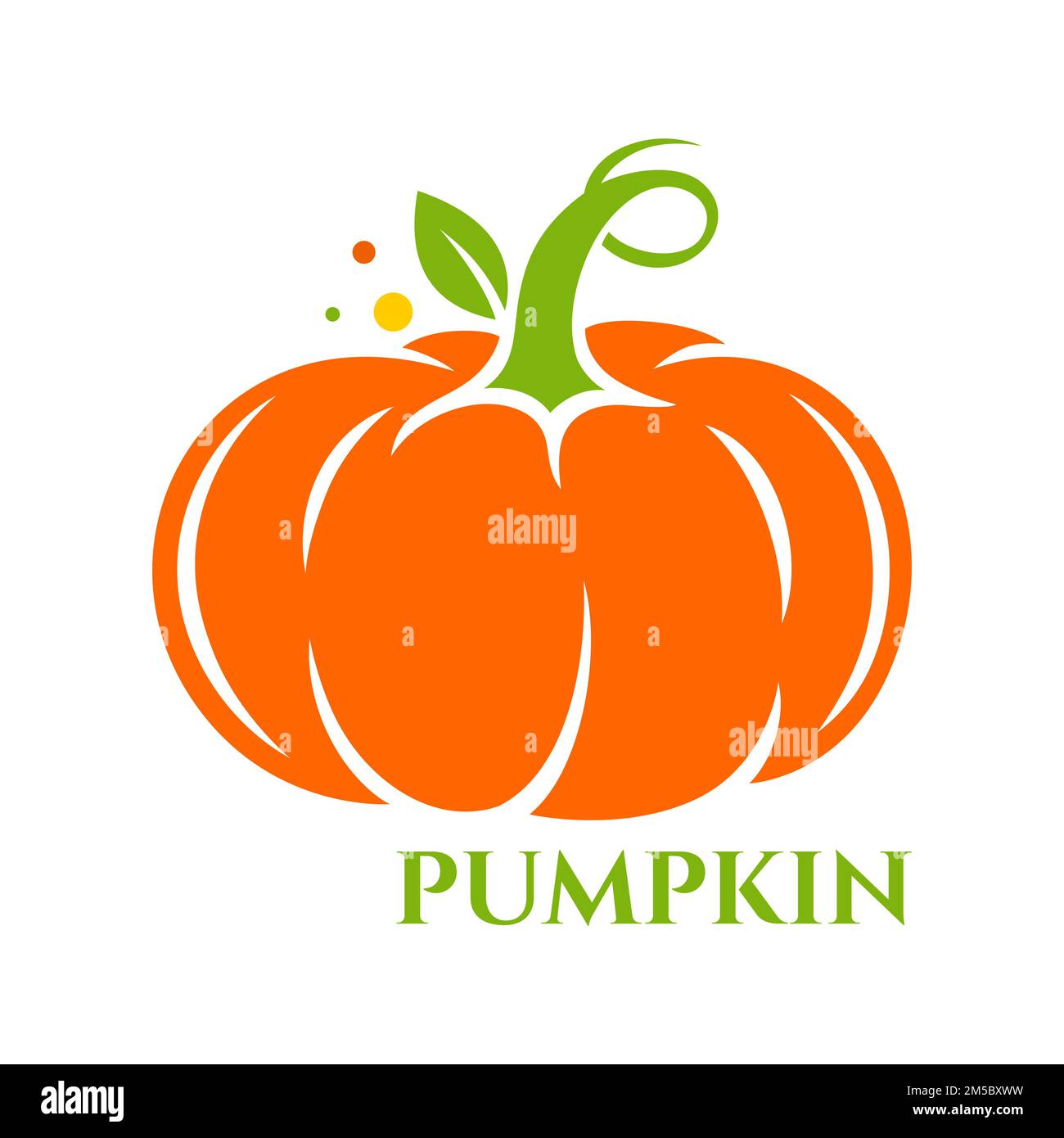 Modern and delicious vegetable pumpkin logo Stock Vector Image & Art ...