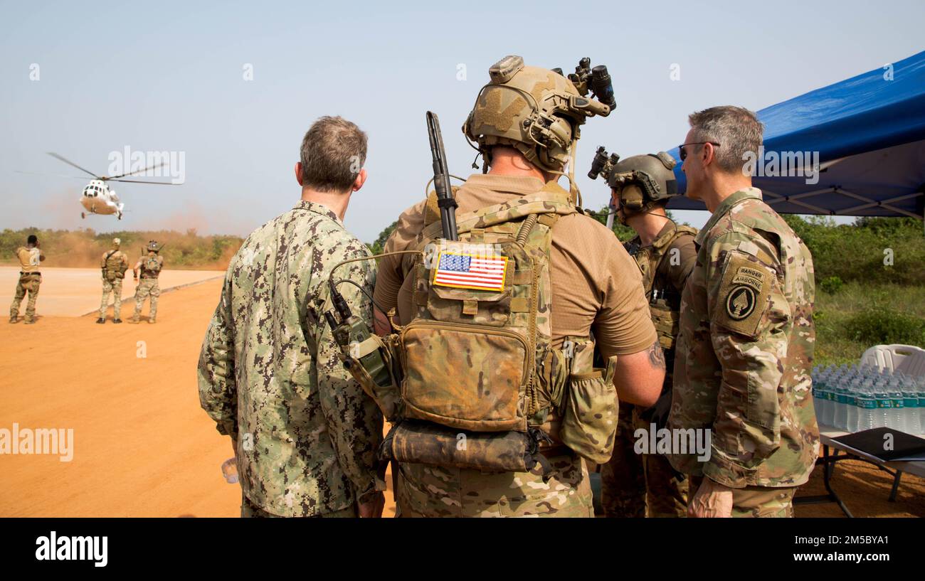 U.S. Navy Rear Admiral Milton J. Sands III, Commander U.S. Special ...