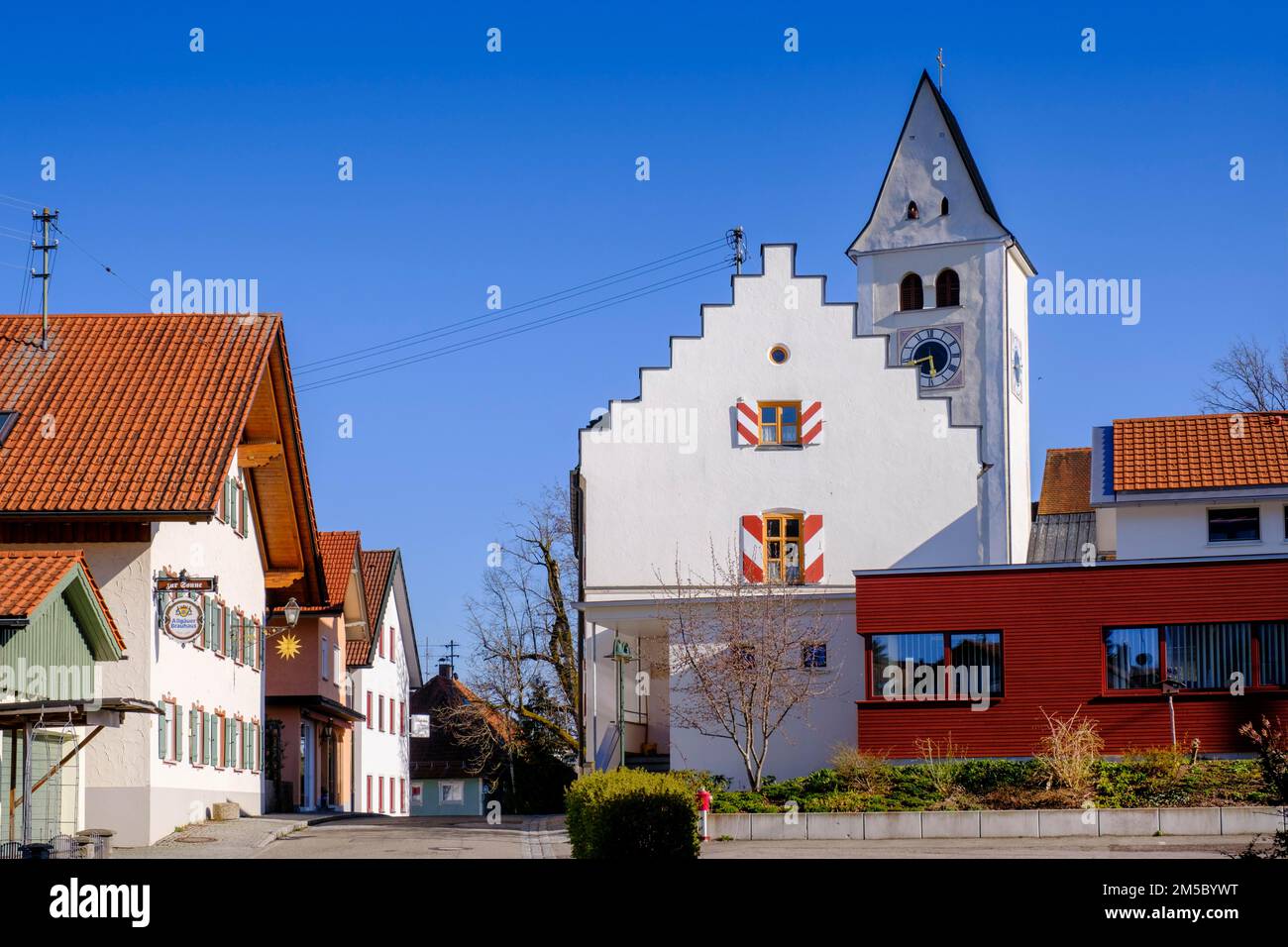Parish Church of St. Blasius and Alexander, Altusried, Allgaeu ...