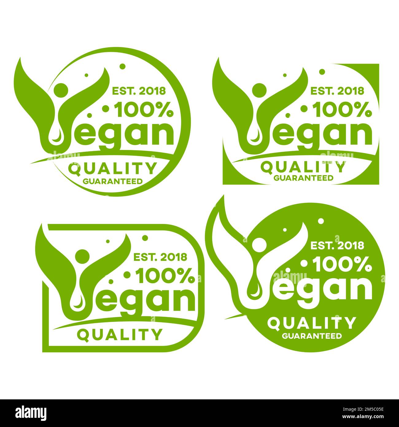 Set of vegan labels logo Stock Vector Image & Art - Alamy
