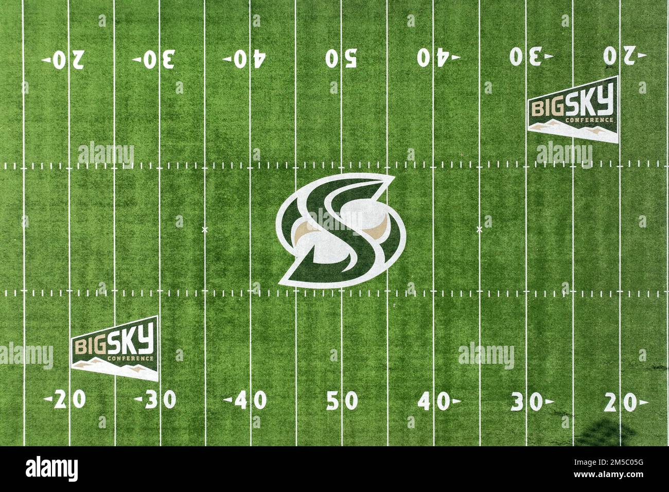 A general overall aerial view of the Sacramento State Hornets and Big ...