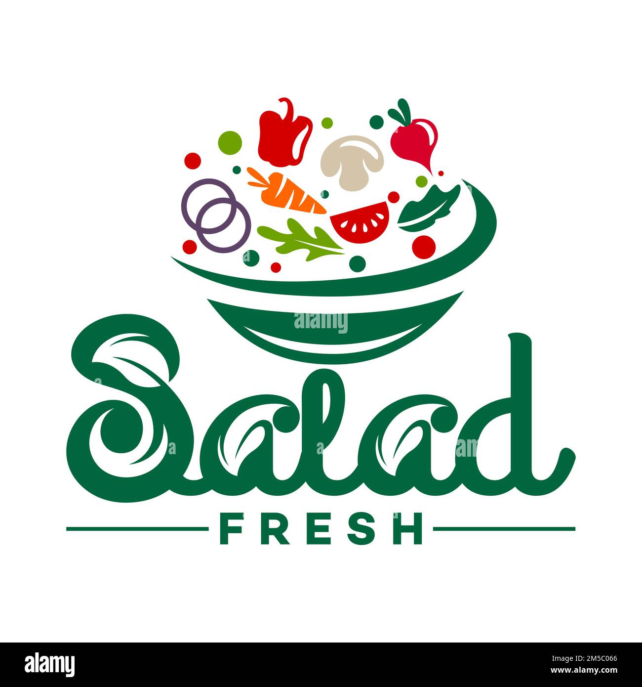 Salad Logo Free Fast Food Logo Designs DIY Fast Food Logo Maker ...