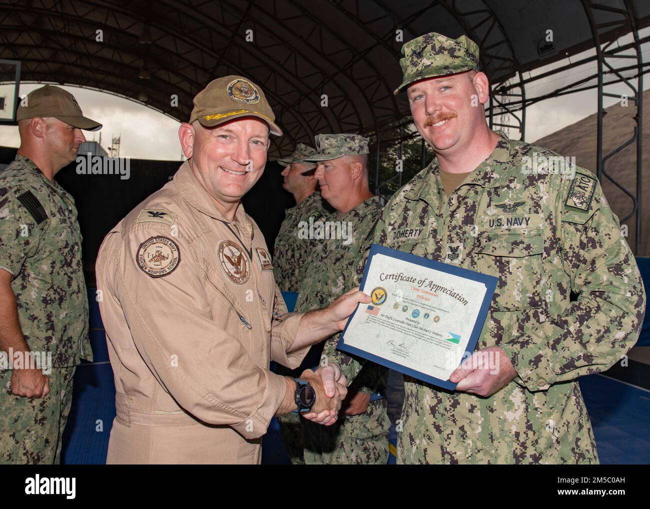 U.S. Navy Air Traffic Controller 1st Class Michael Doherty, a Sailor ...
