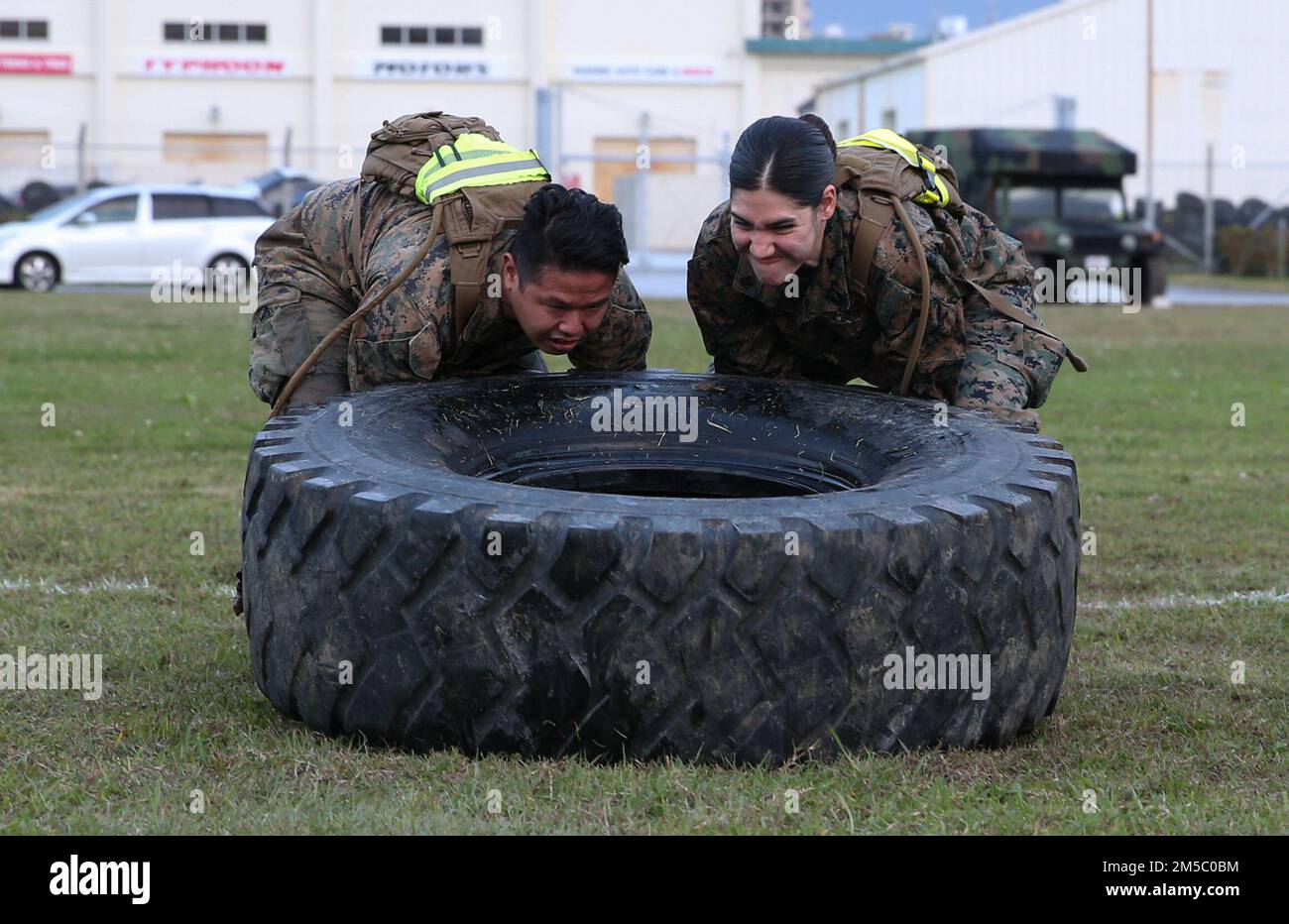 U.S. Navy Petty Officer Second Class Joshua Haddock, left, and Petty ...