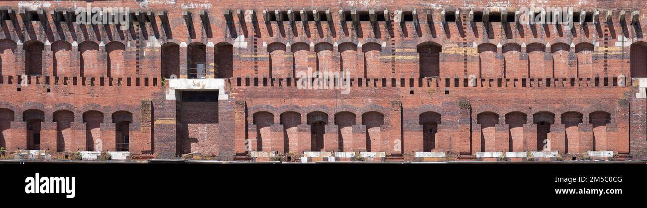 Detail of the Congress Hall in the inner courtyard, unfinished National ...