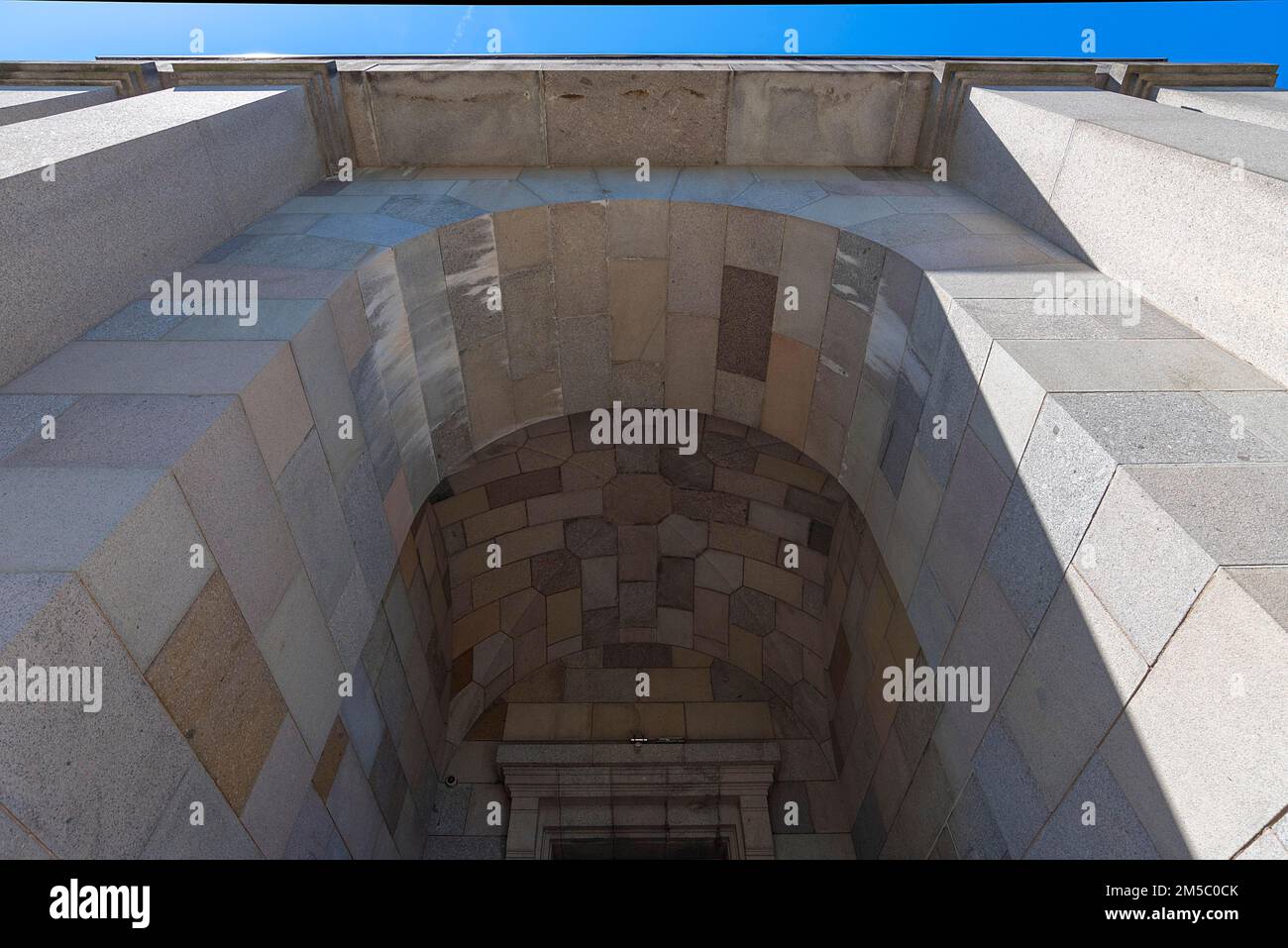Entrance gate to the arcade circuit of the Congress Hall, unfinished ...