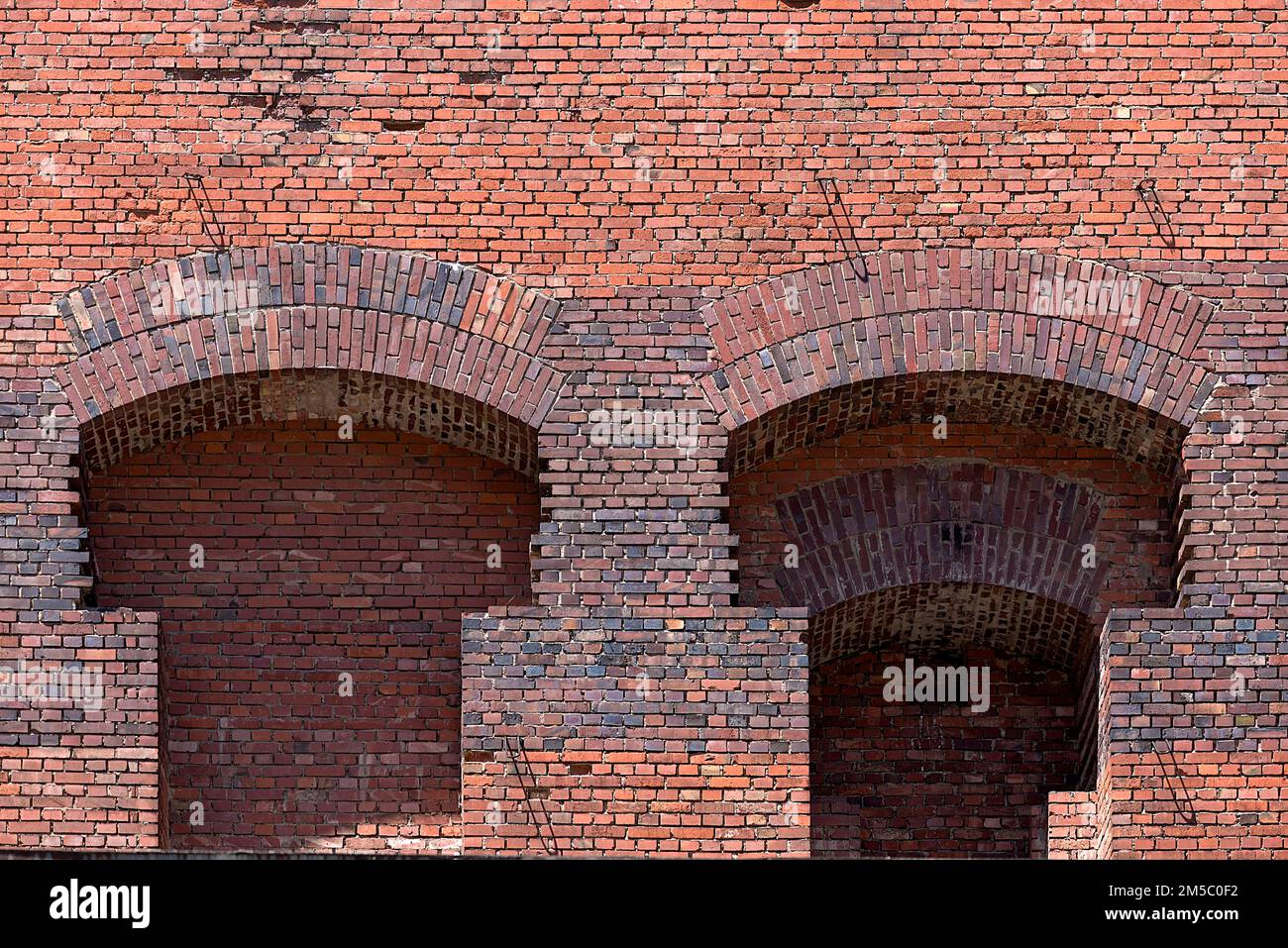 Detail of the masonry of the Congress Hall in the inner courtyard ...