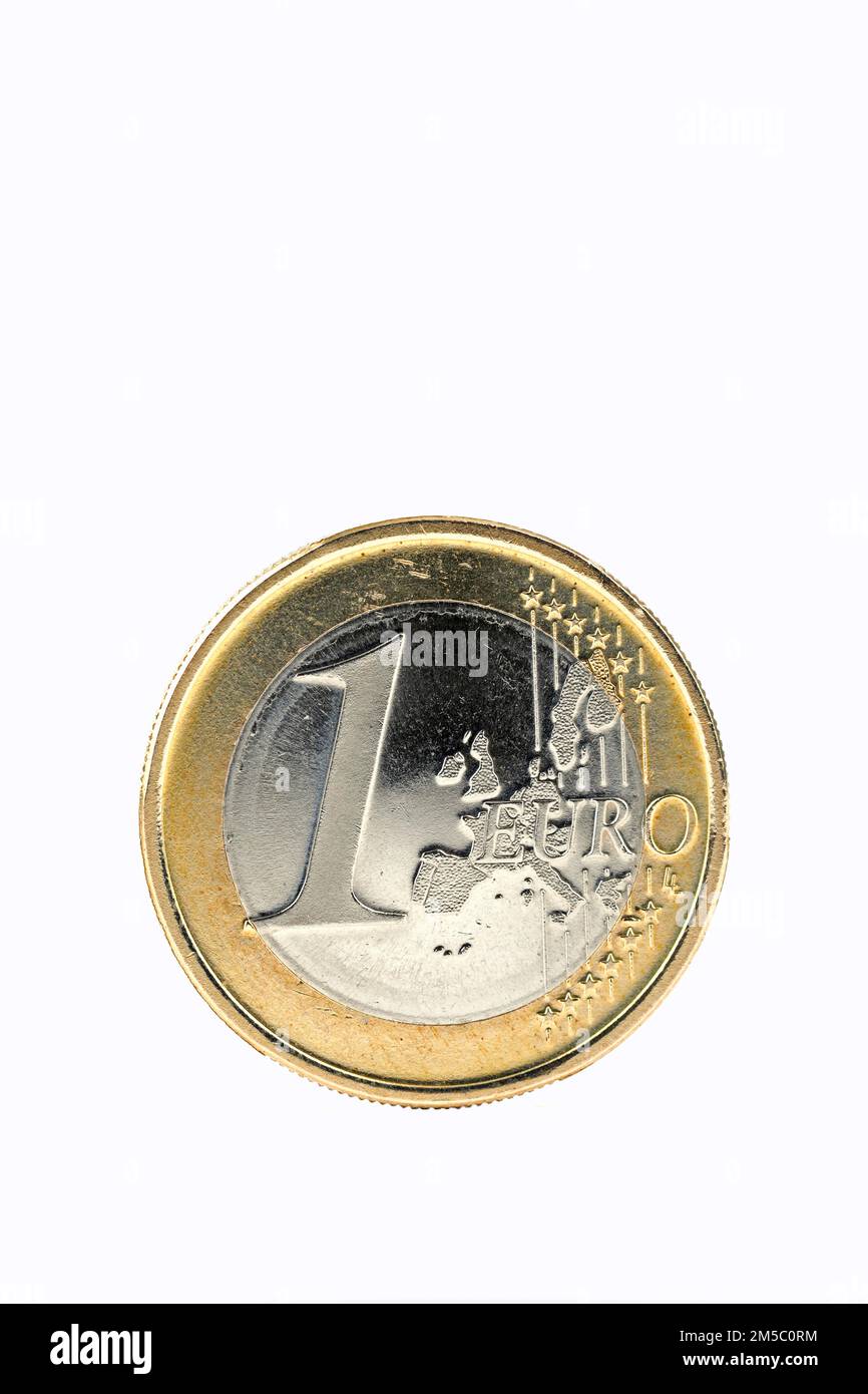 One euro Coin, Money Stock Photo - Alamy