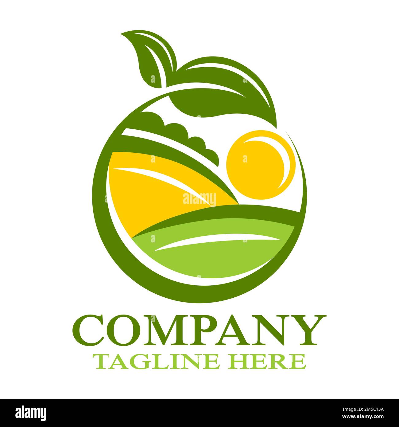 Abstract farming and fields logo Stock Vector Image & Art - Alamy