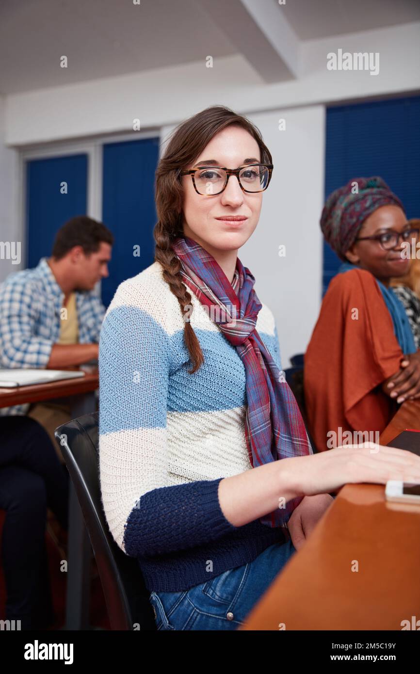 Knowledge is a treasure that nobody can rob from you. Portrait of a ...