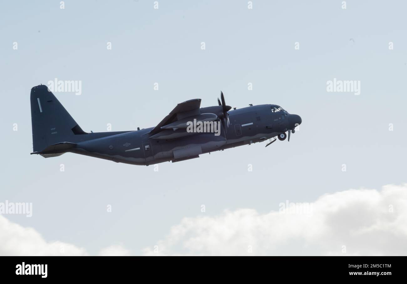 A U.S. Air Force MC-130 J Commando II assigned to the 352nd Special ...