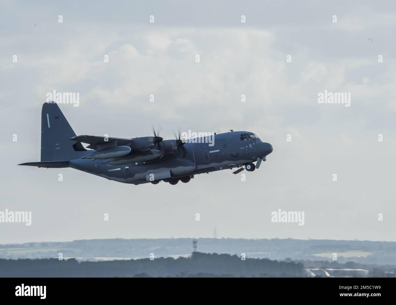 A U.S. Air Force MC-130 J Commando II assigned to the 352nd Special ...