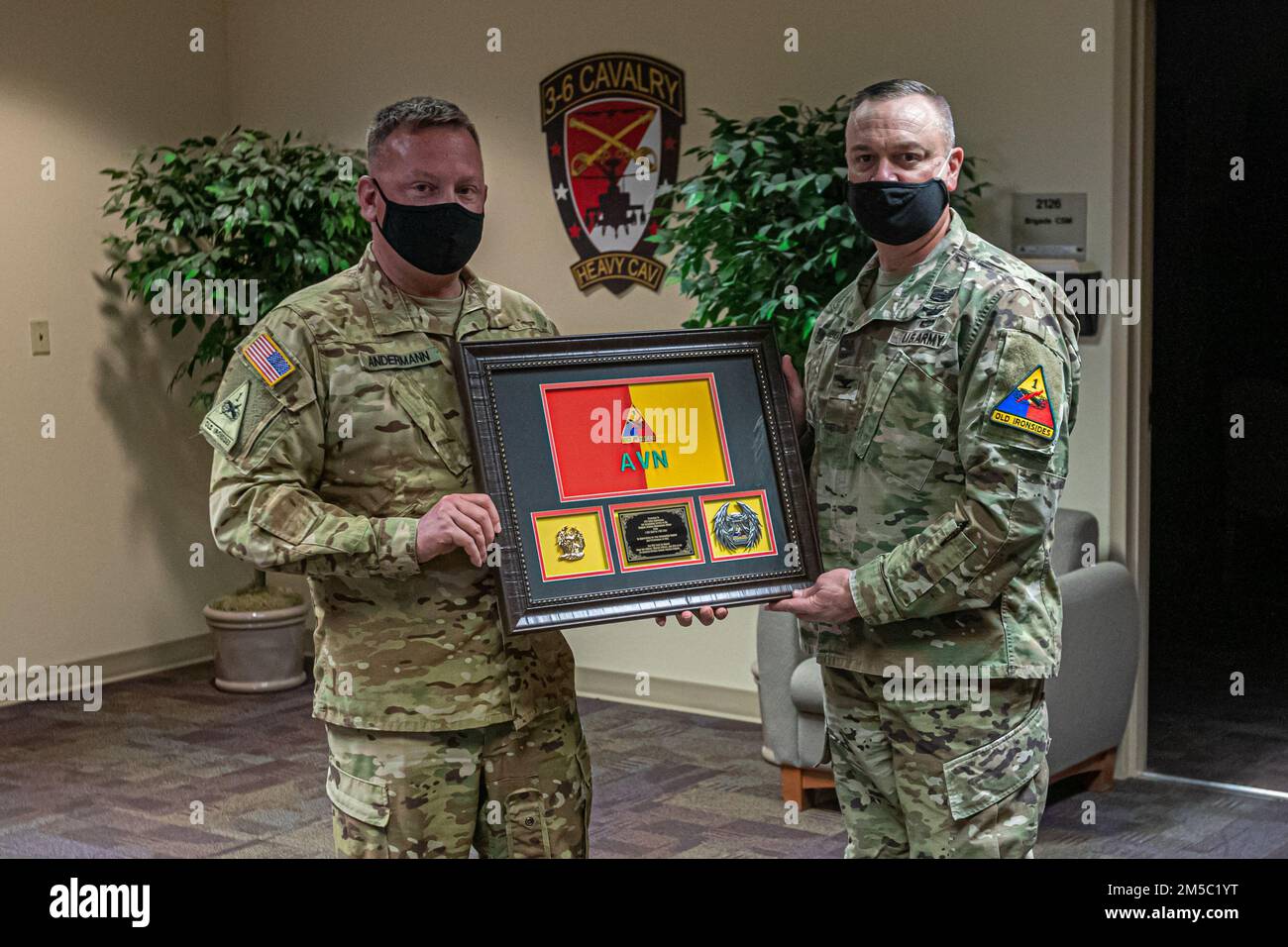 Chief Warrant Officer Brian Andermann, the 1st Armored Division Combat ...