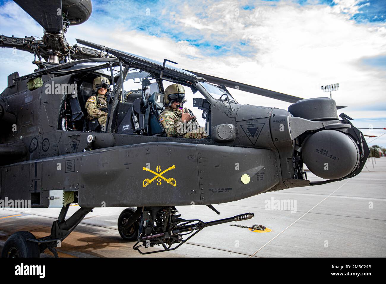 Chief Warrant Officer Andrew Hinojosa and Capt. Ed Lee, both Apache ...