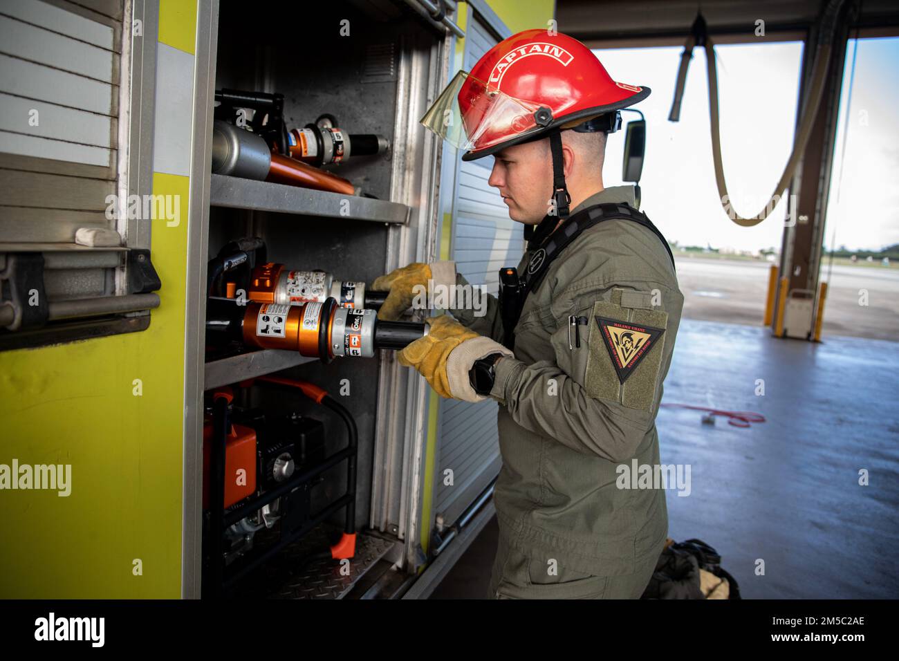 U.S. Marine Corps Cpl. Zachariah M. Rogers, assistant station captain ...