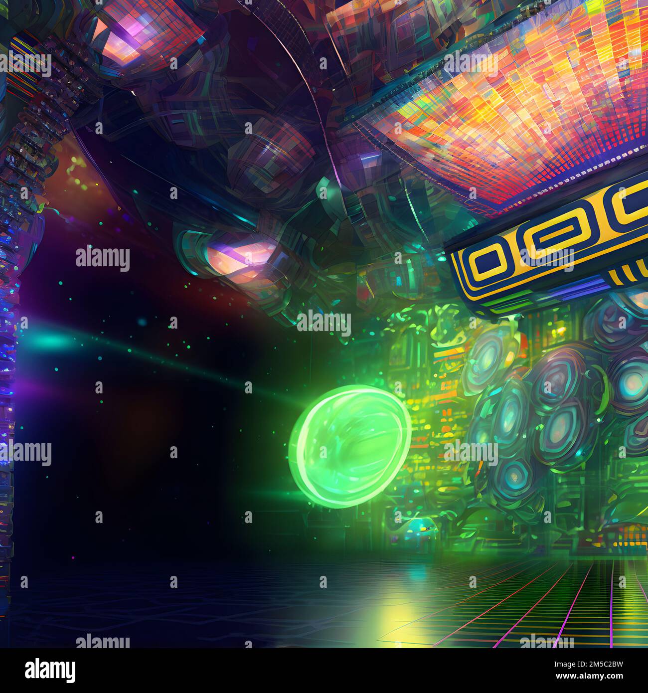 Colourful interior empty nightclub hi-res stock photography and images ...
