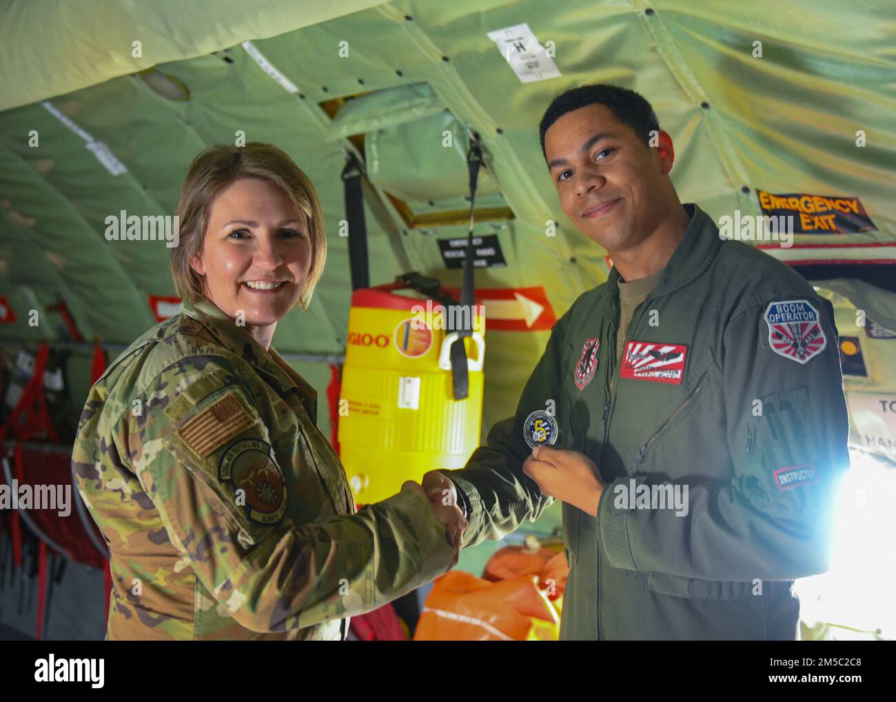 U.S. Air Force Chief Master Sgt. Katie McCool, 5th Air Force command ...
