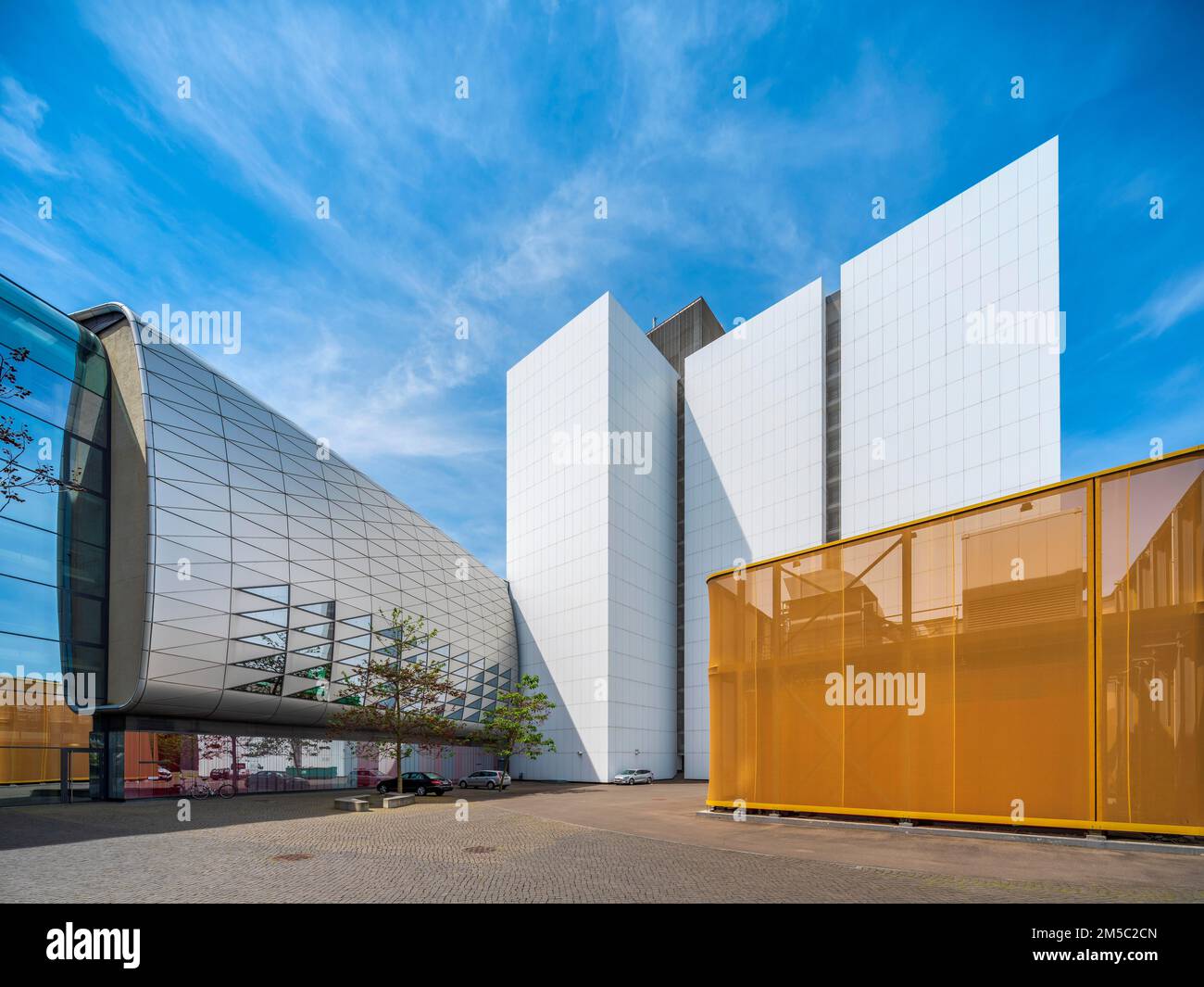 German Library, German National Library, modern extension and magazine ...
