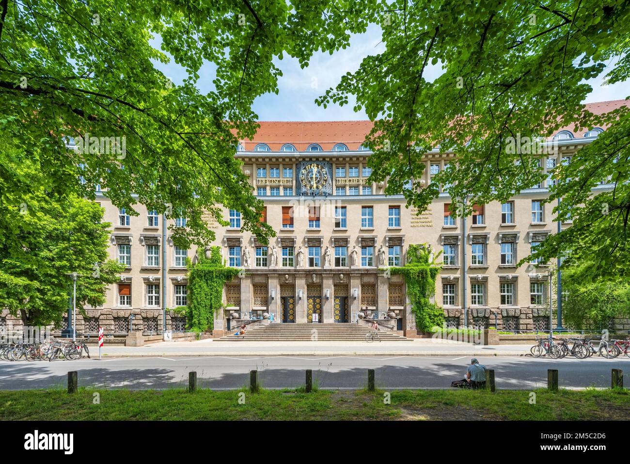 German Library, German National Library, the historic founding building ...