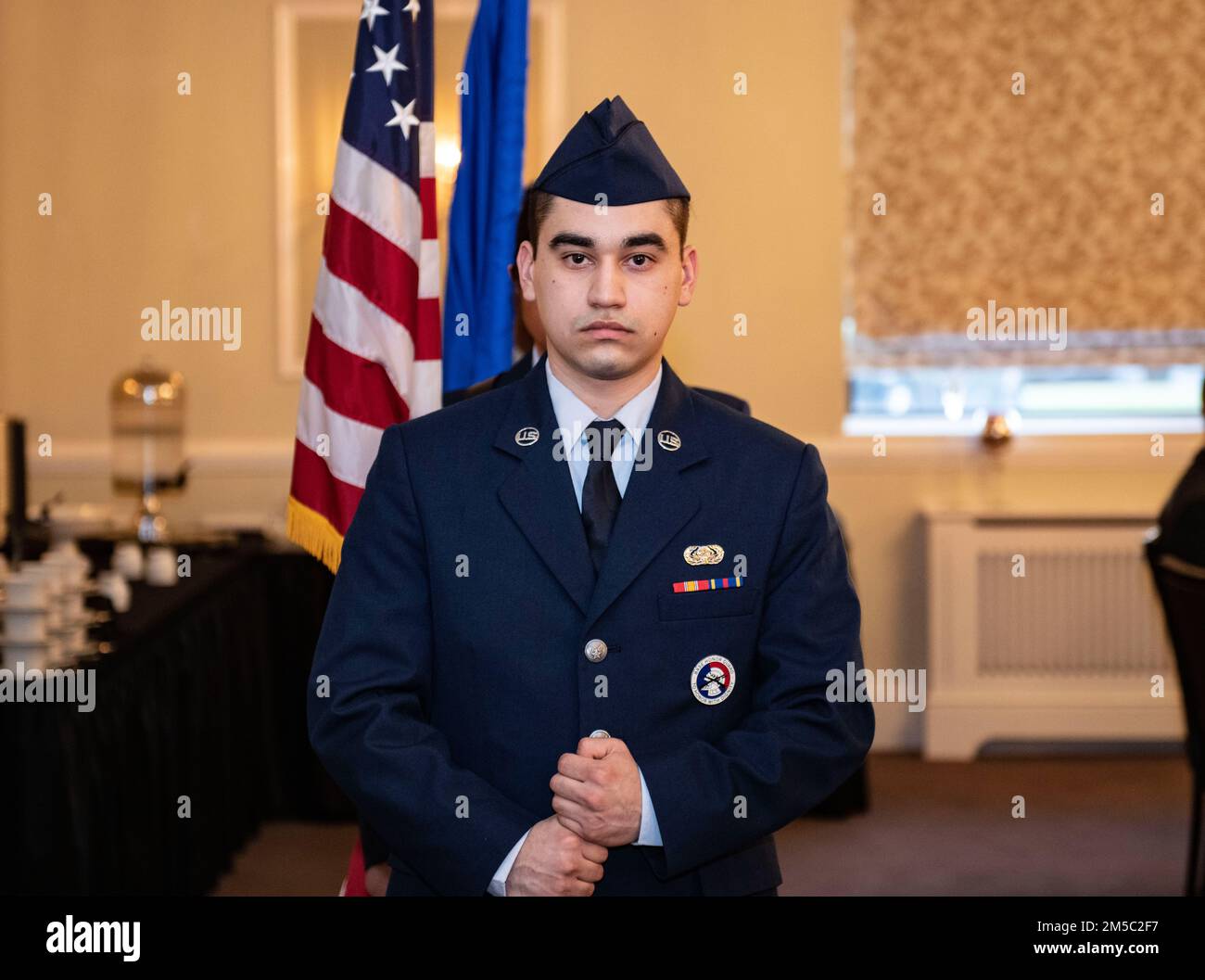 U.S. Air Force Airman Francisco Ruiz, 423rd Communications Squadron ...