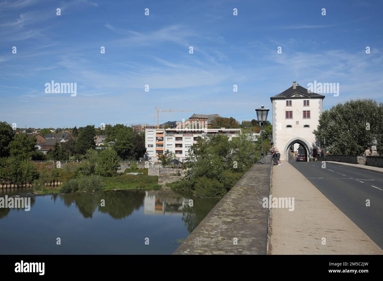 Old Lahn Bridge and Bridge Tower, Gate Tower, Old Town, Lahn, Limburg ...