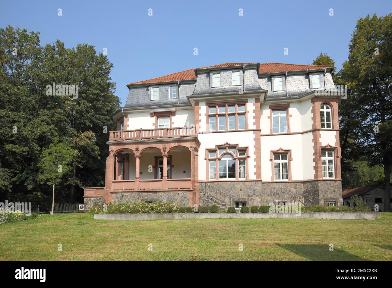 Villa in Philippsruher Allee, Kesselstadt, Hanau, Hesse, Germany Stock ...