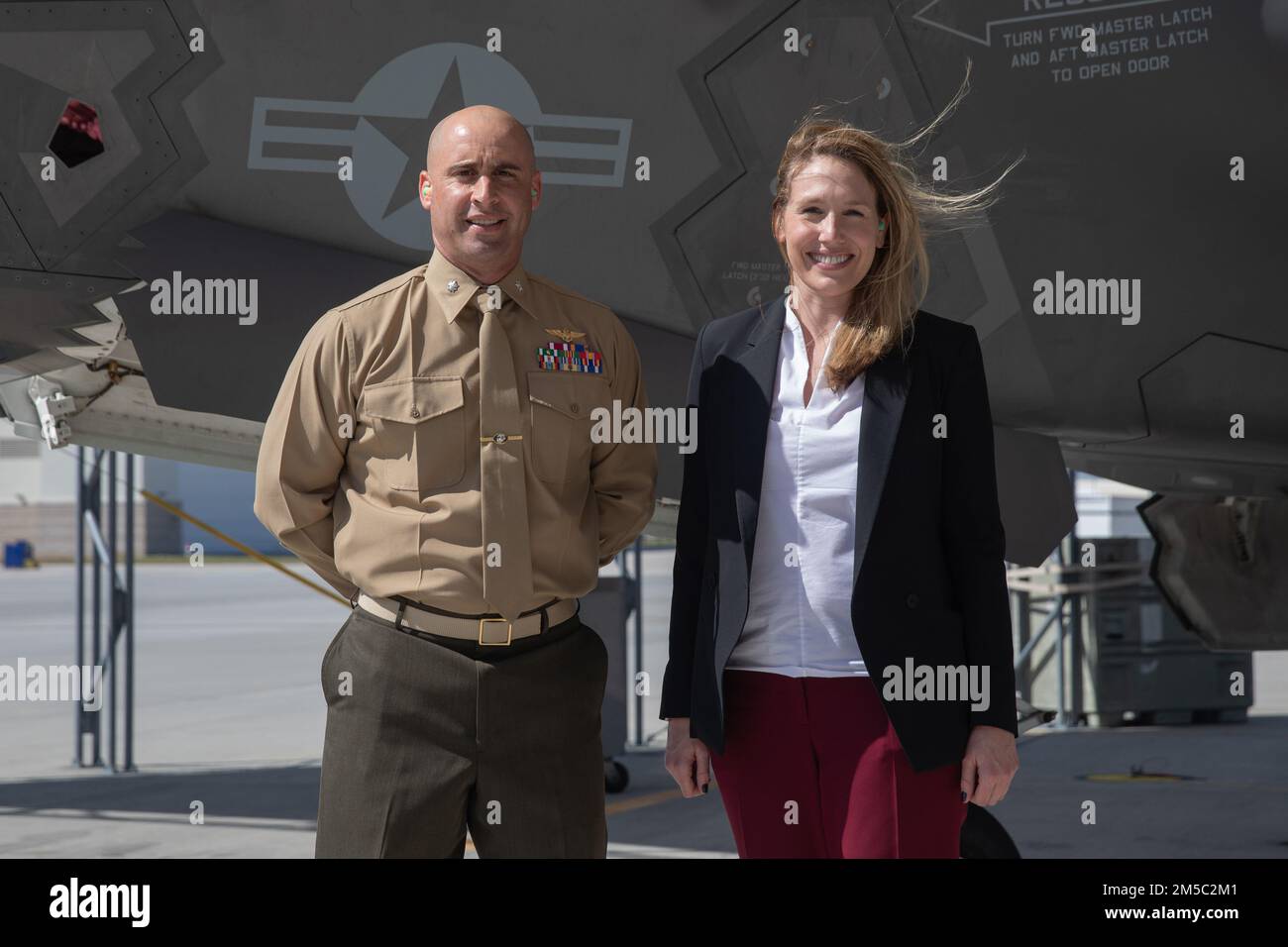 Lt. Col. Christopher Brandt, commanding officer of Marine Fighter ...