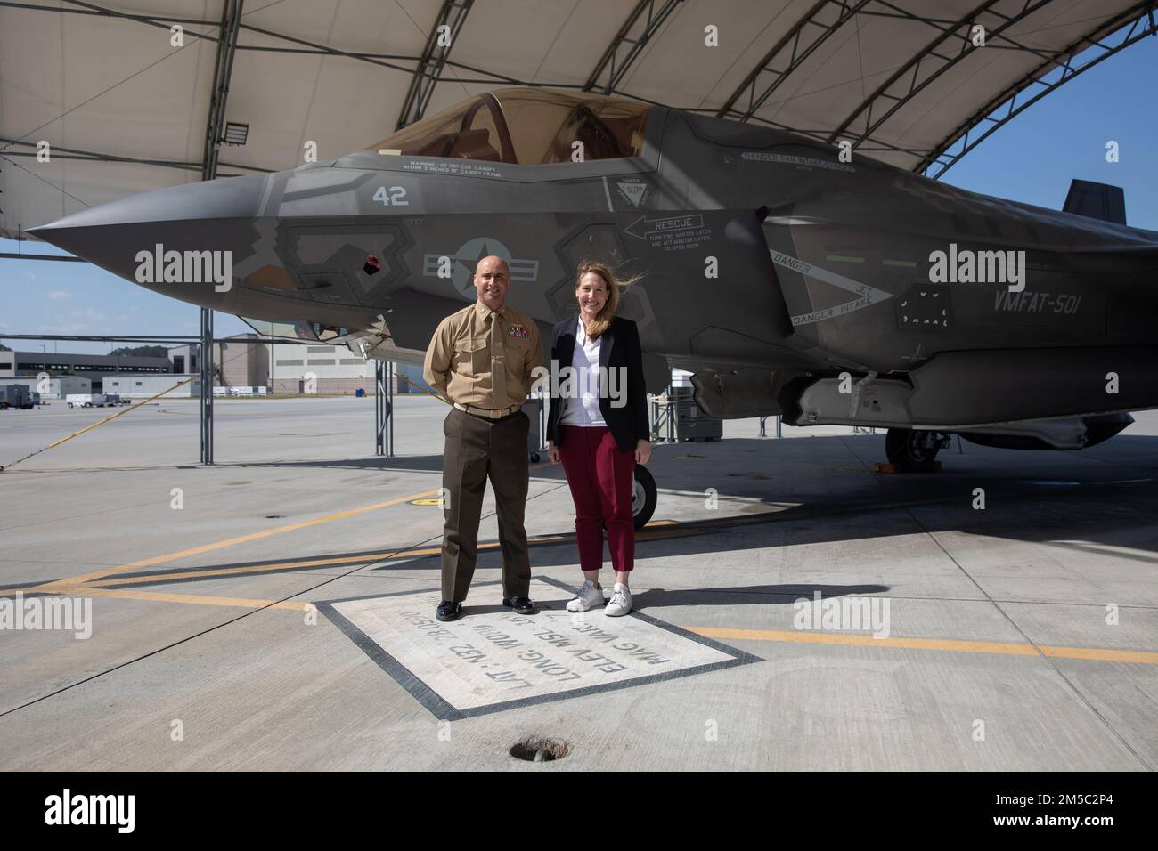 Lt. Col. Christopher Brandt, commanding officer of Marine Fighter ...