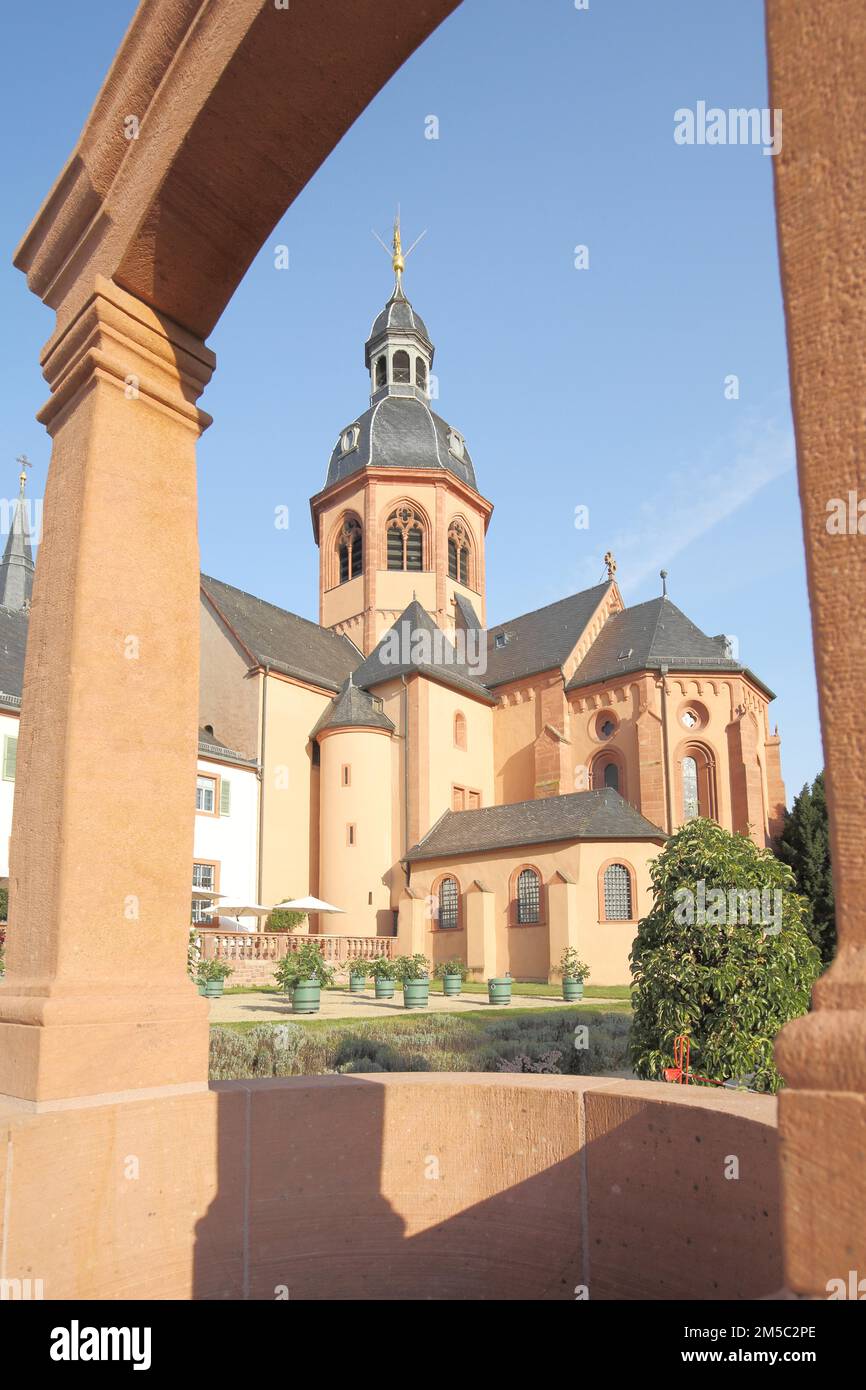 Einhard Basilica of St. Marcellinus and St. Peter, monastery complex ...