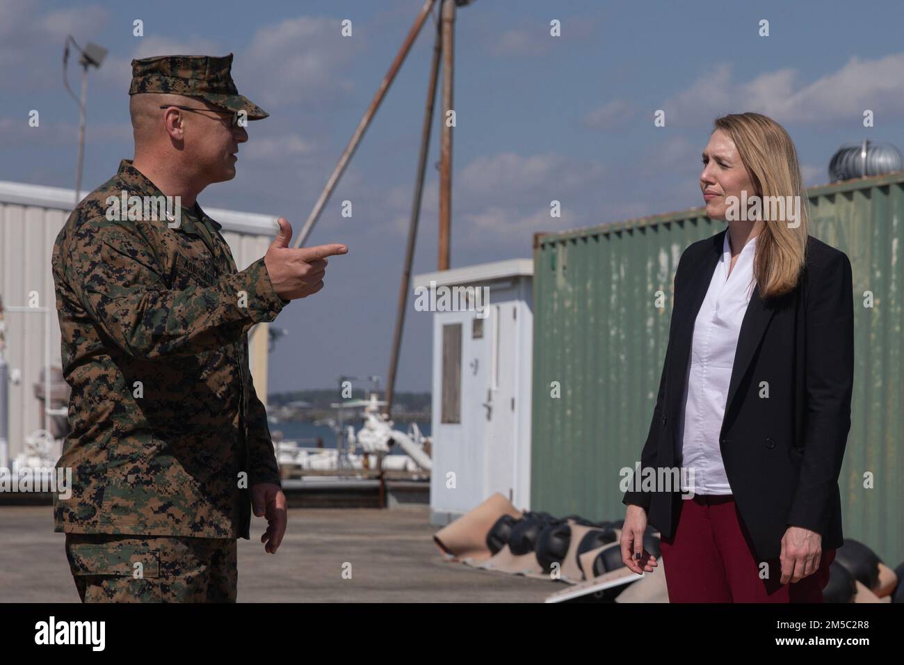 The Honorable, Meredith A. Berger, Under Secretary of the Navy, is ...