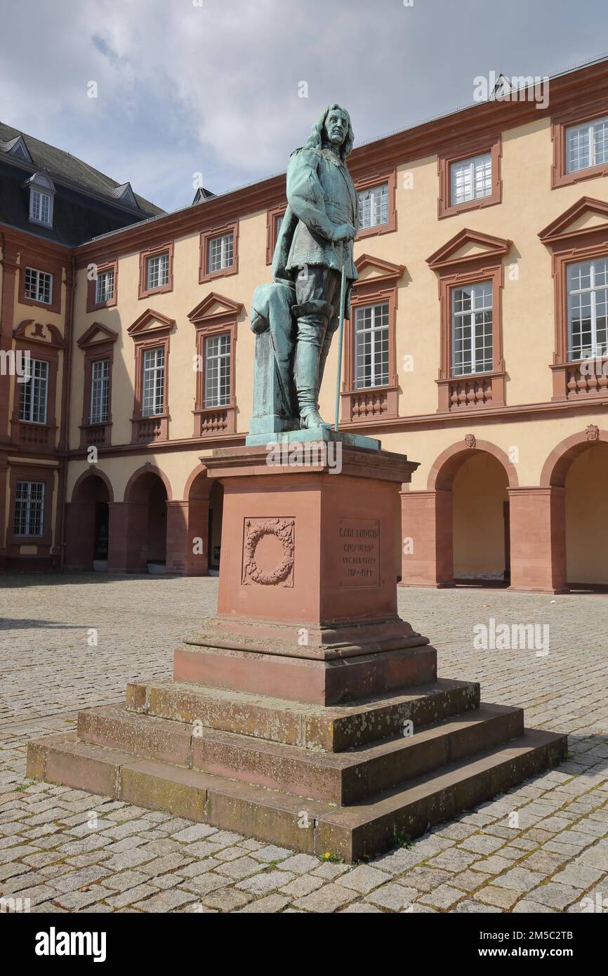 Statue of Palatine Elector Carl Ludwig 1617-1680, Monument, Court of ...