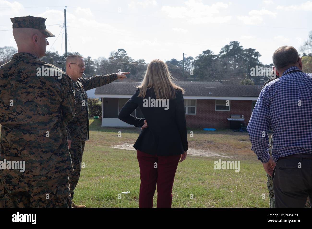 The Honorable, Meredith A. Berger, Under Secretary of the Navy, tours ...