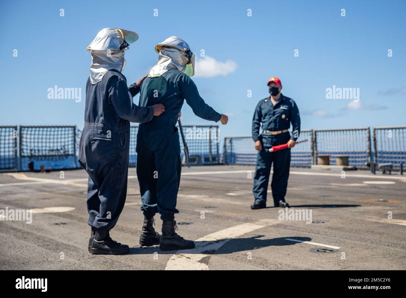 220225-N-HD110-1120 CARIBBEAN SEA - (Feb. 25, 2022) -- Command Senior ...