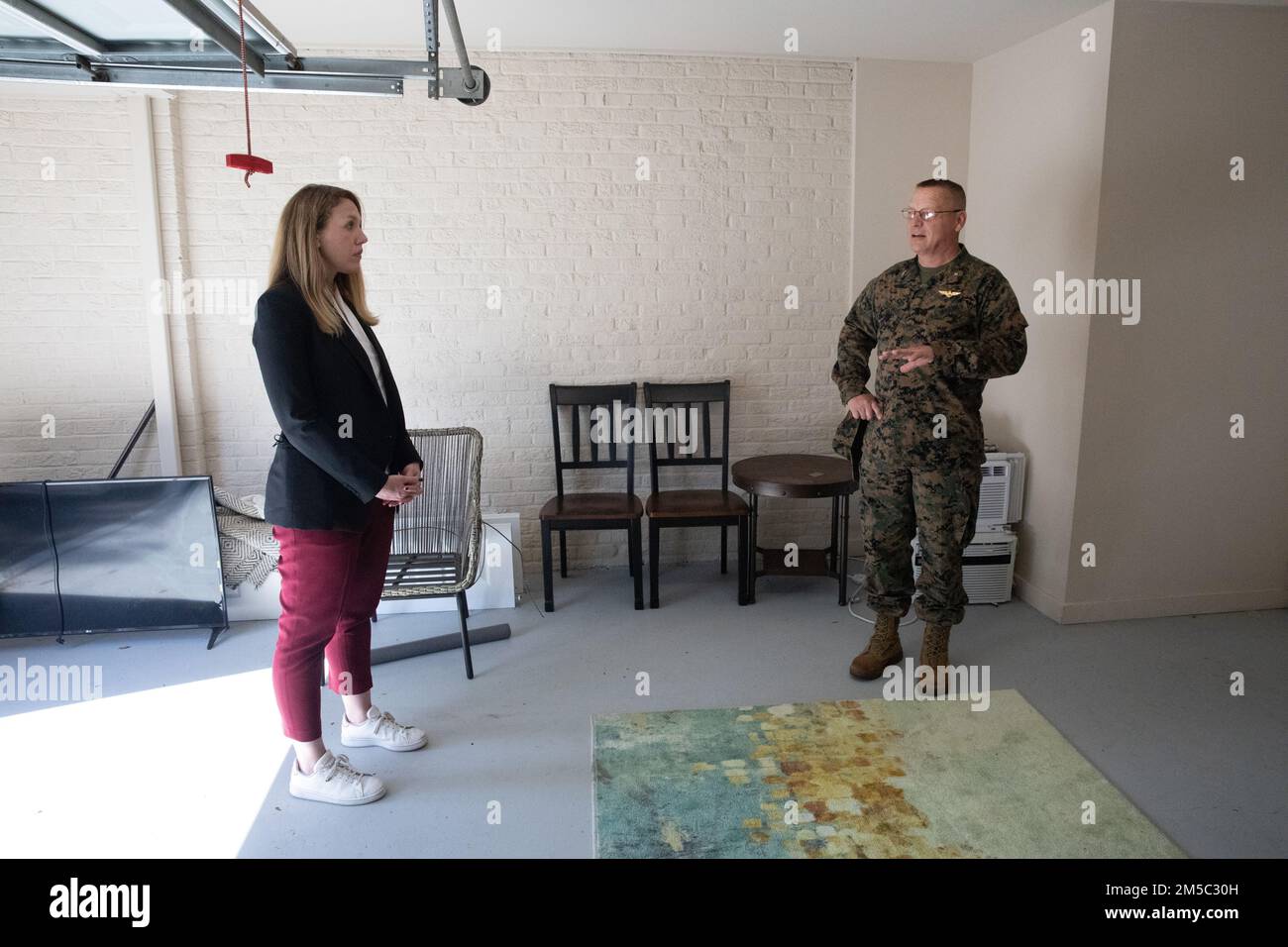 The Honorable, Meredith A. Berger, Under Secretary of the Navy, tours ...
