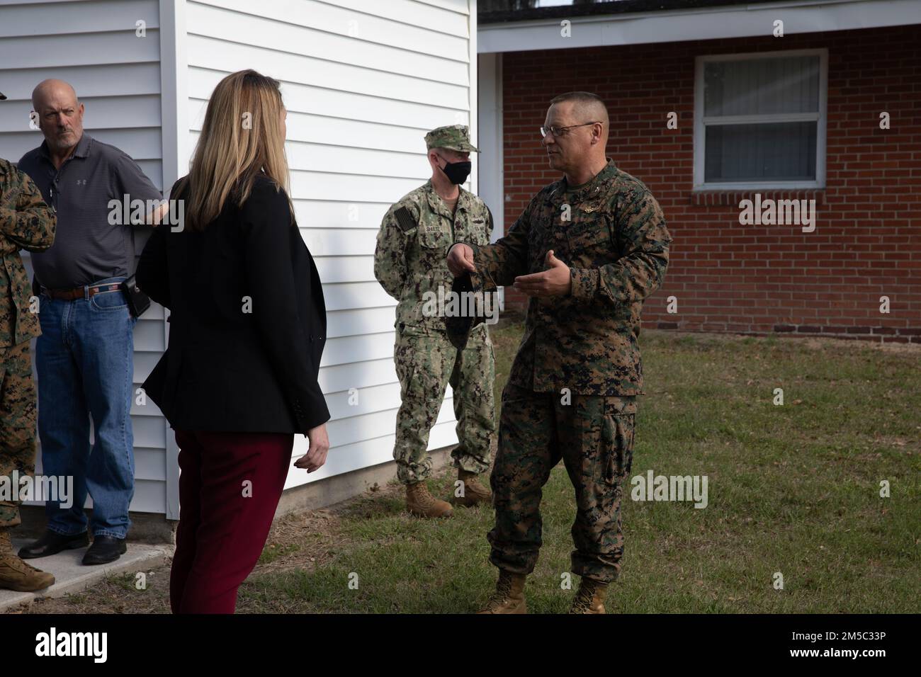 The Honorable, Meredith A. Berger, Under Secretary of the Navy, tours ...